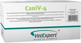 VetExpert CaniV-4 - Тест на Дирофіляріоз, анаплазмоз, Хвороба Лайма ...